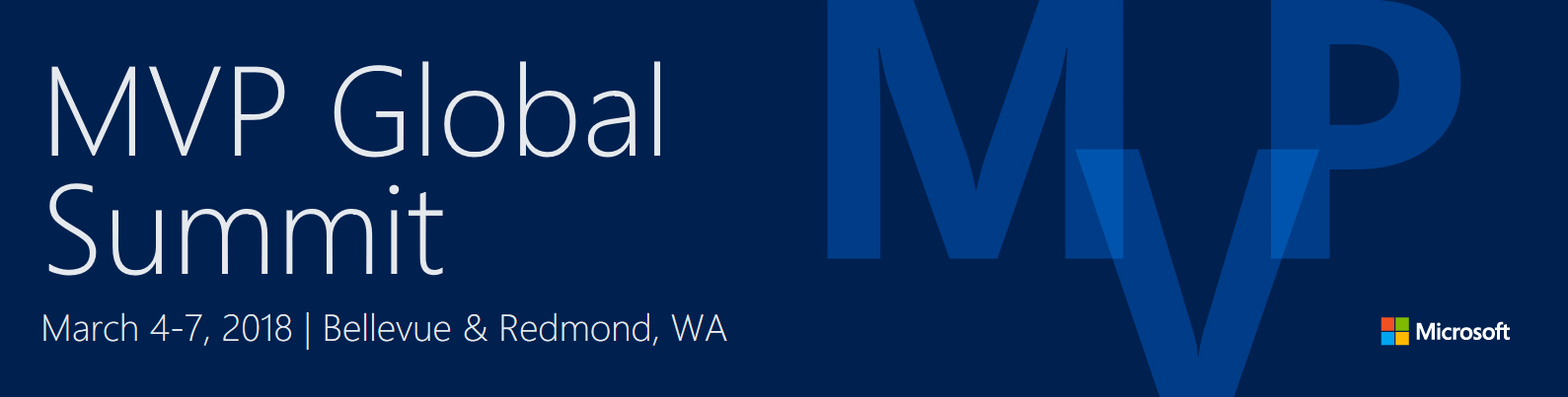 Go MVPSummit 2018 – Blog SQLCrespi